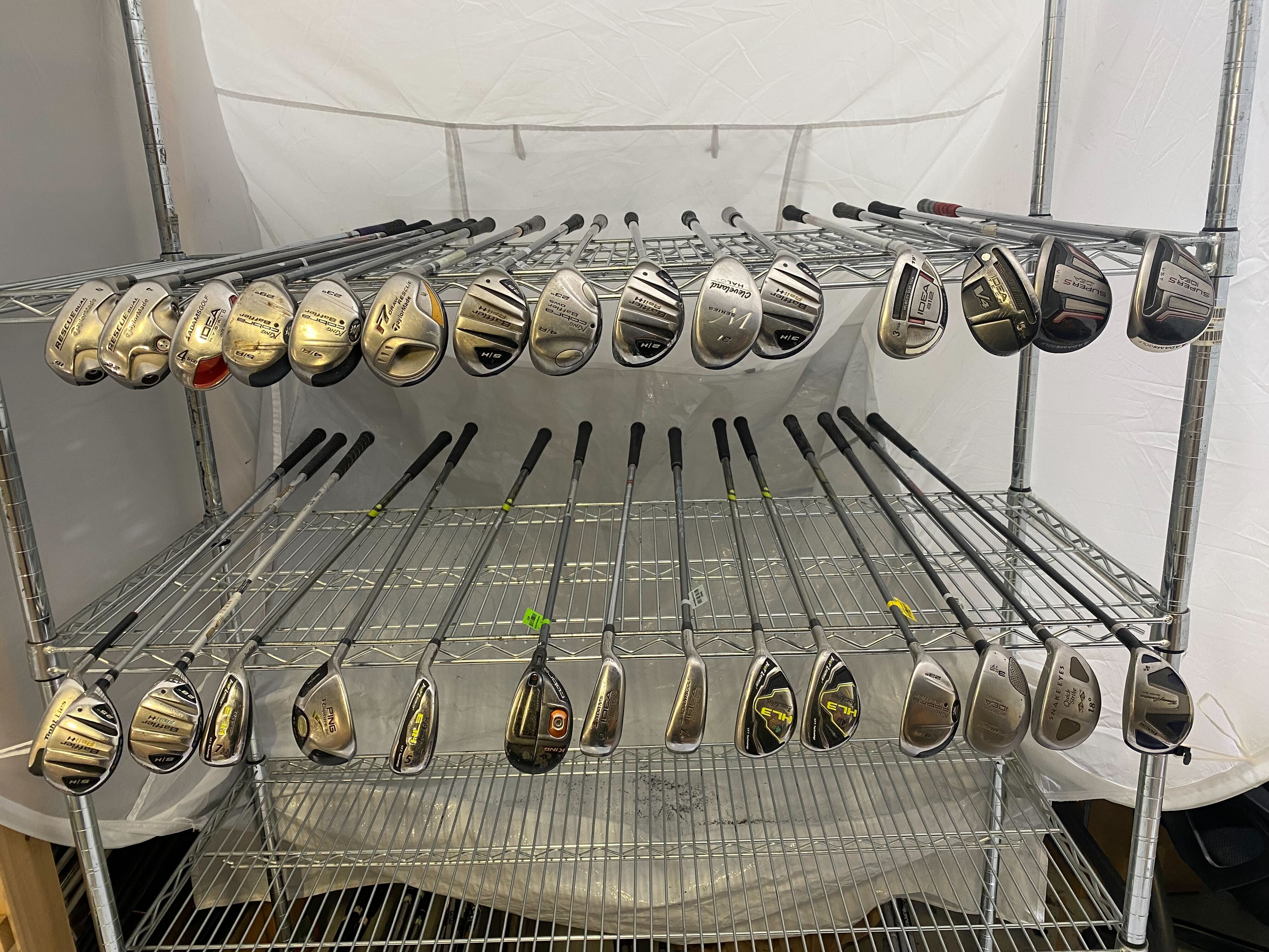 Used Wholesale Lot of Golf Clubs - Assorted Hybrids – Next Round