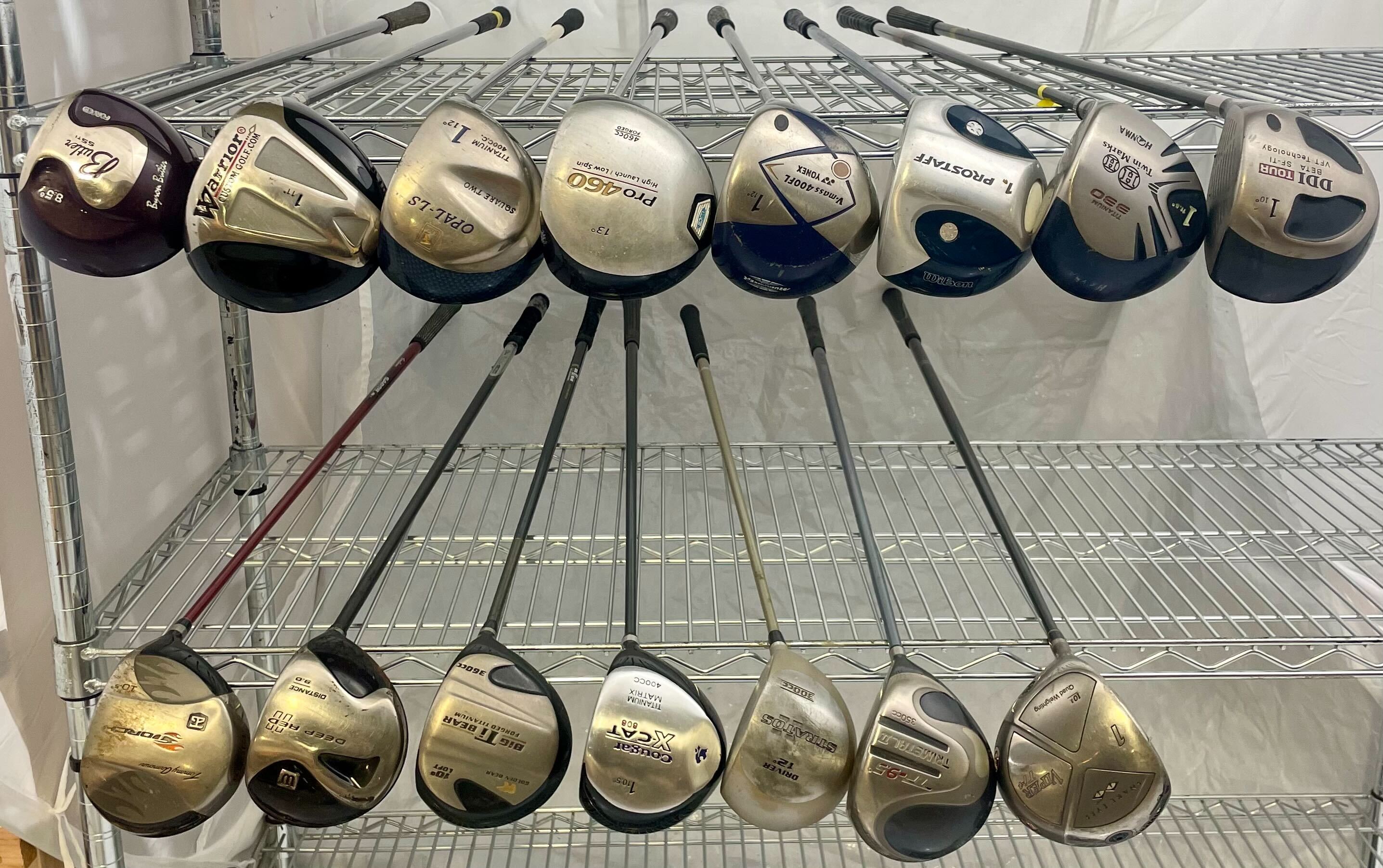 Used Wholesale Lot of Golf Clubs - Assorted Drivers – Next Round